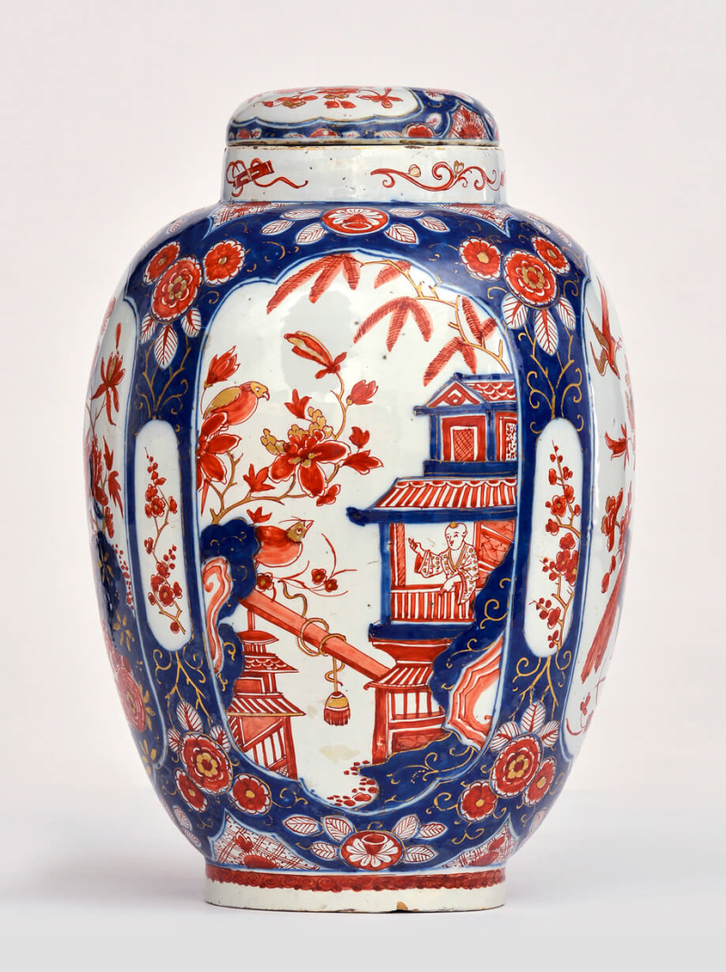 Red, green and gold: Japanese colour patterns in Dutch Delftware ...